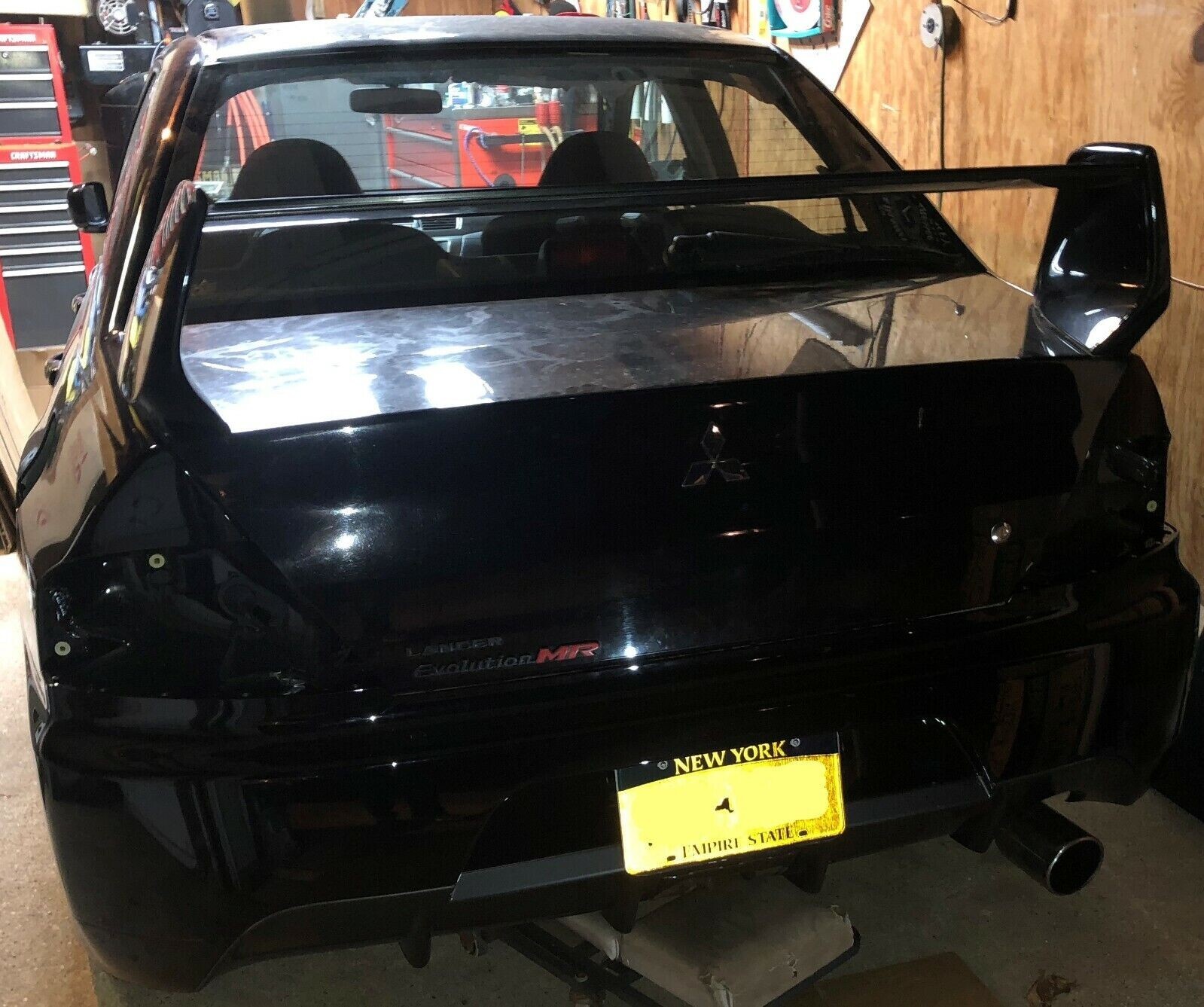 Mitsubishi Evolution 7/8/9 JDM Rear Bumper USDM License Plate Bracket ...