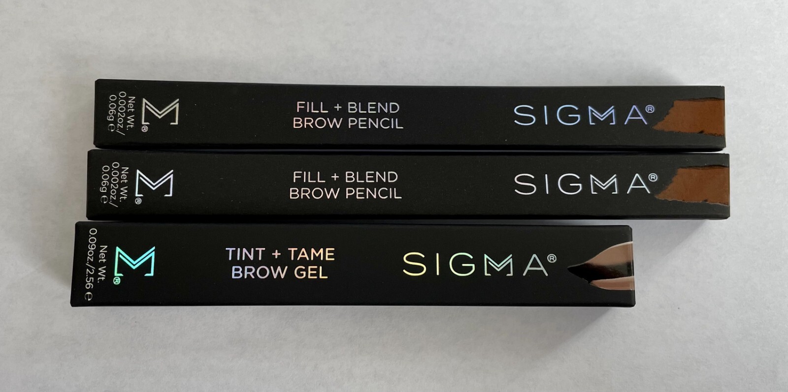 Sigma Beauty Premium Brow Kit in Medium Brown (2 Eyebrow Pencils & 1 ...