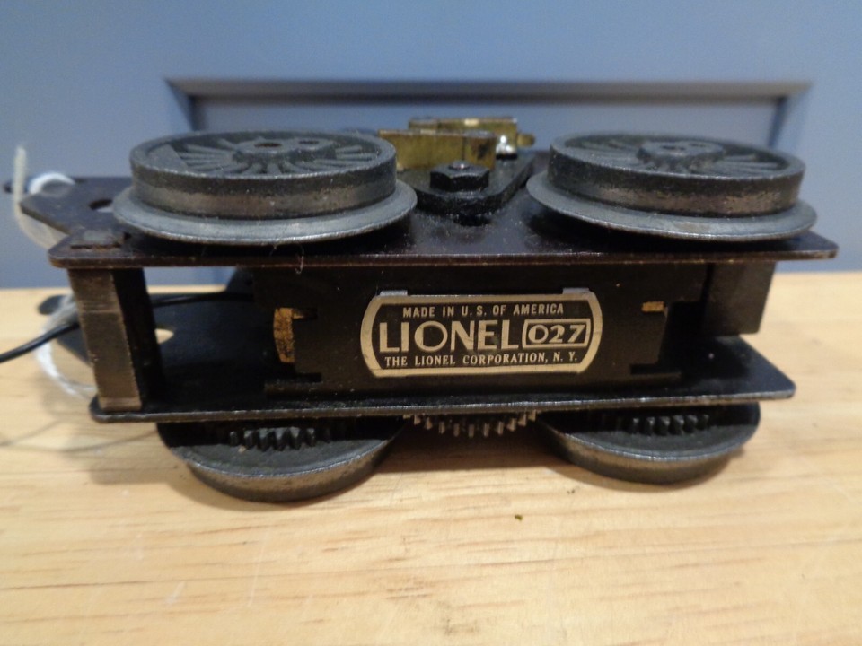 ORIGINAL POSTWAR LIONEL #1615-100 O-27 GAUGE MOTOR TESTED WORKS GOOD ...