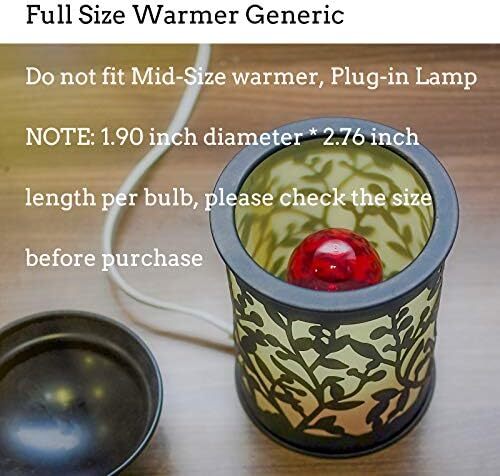 25 Watt Wax Warmer Bulbs,Original Replacement Light Bulbs for Full Size ...