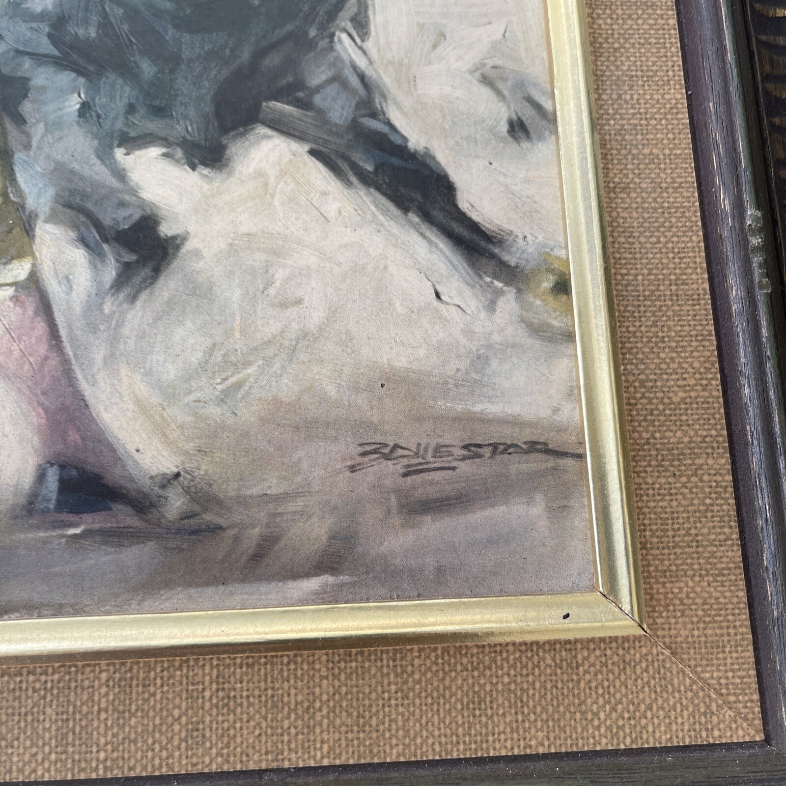 VINTAGE B. BALLESTAR ART WATERCOLOR MATADOR | eBay