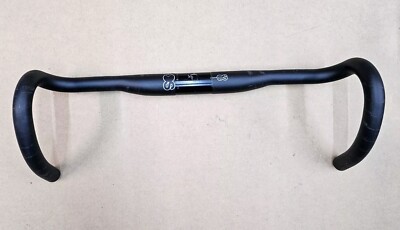 Felt OS 46cm x 35.0mm Drop Handlebar Black Bars 35mm Road Gravel Bike ...