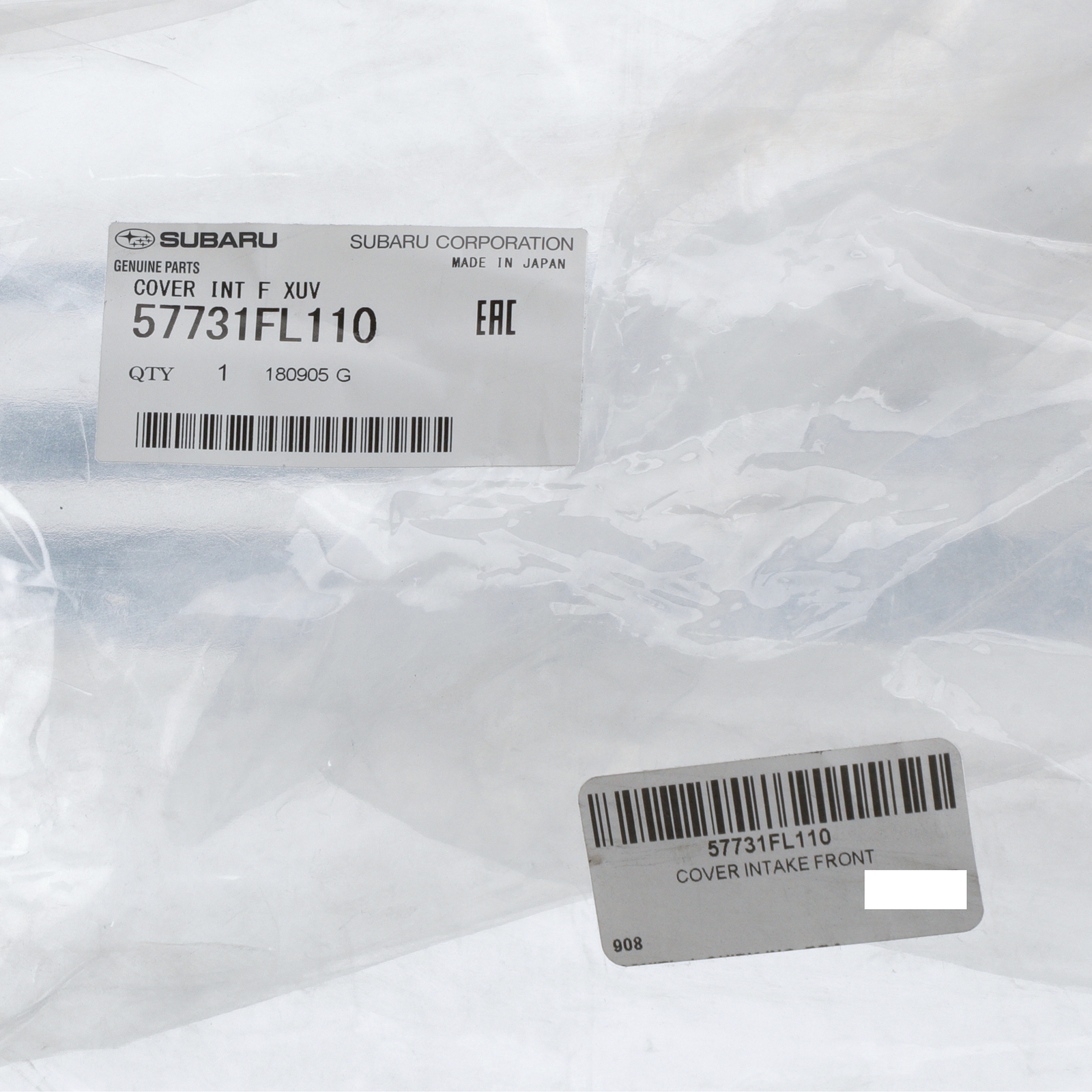 OEM NEW 2018-2020 Subaru Crosstrek Front Lower Grille Intake Cover ...