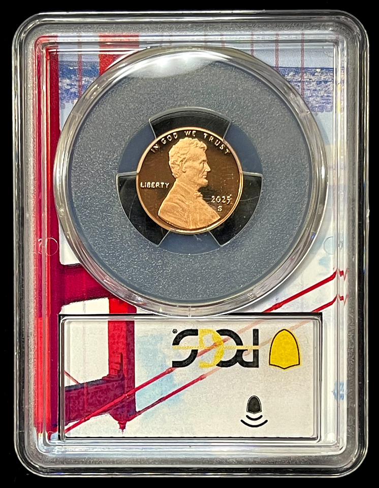 2025-S 1C PROOF LINCOLN CENT SHIELD FIRST STRIKE PCGS PR70DCAM - BRIDGE ...