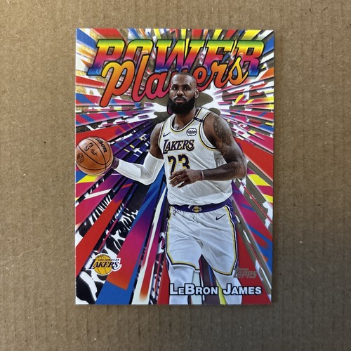 2025-26 Topps Basketball LeBron James Power Players Insert Lakers | eBay