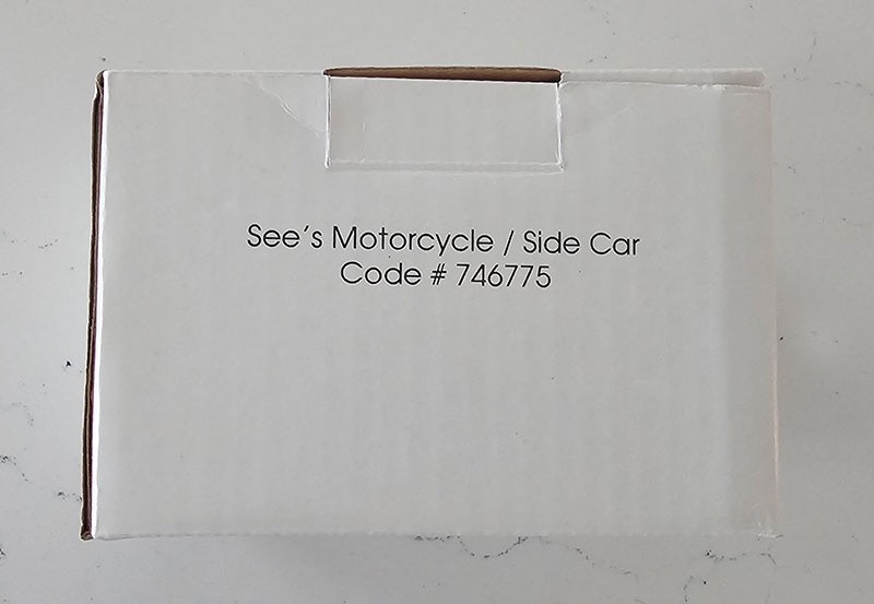 See's Candies Motorcycle with Side Car and Delivery Man | eBay