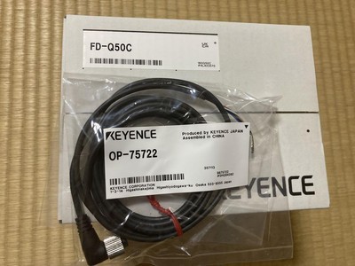 KEYENCE FD-Q50C Clamp-on Ultrasonic Flow Sensor & Connector cable OP ...