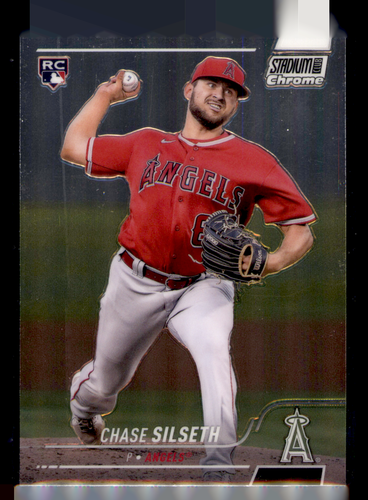 2022 Topps Stadium Club Chrome 400 Chase Silseth Rookie Card | eBay