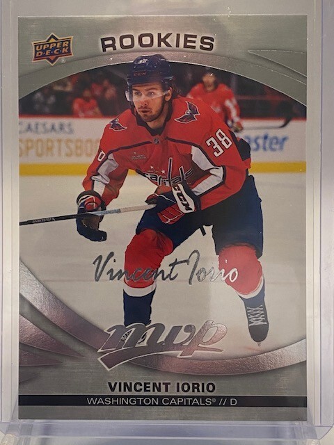 2023-24 Upper Deck MVP - Rookies Silver Script #241 Vincent Iorio (RC ...