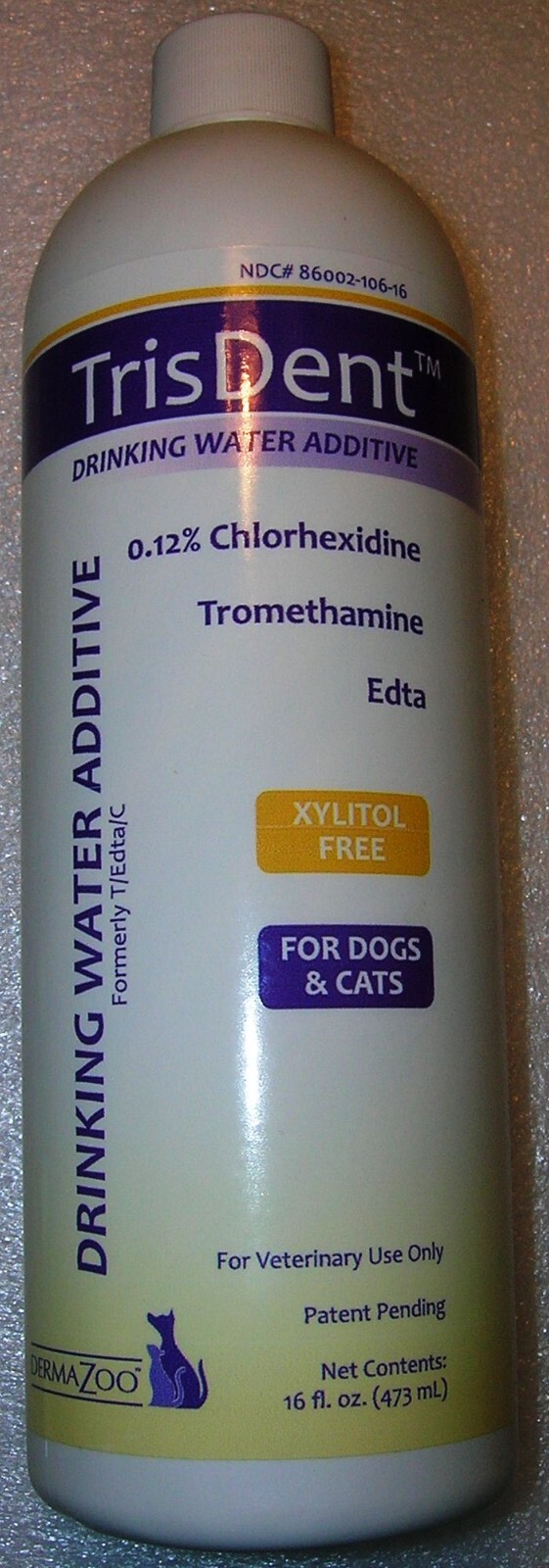 TrisDent Drinking Water Additive 16oz by DermaZoo | eBay