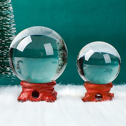 Ball 80mm Ball with Wooden Stand and Gift Box for Magiclensball ...