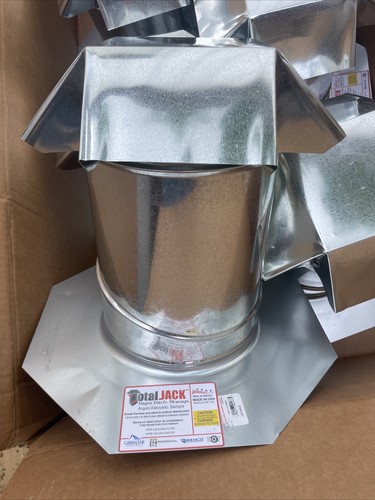 6-Total Jack 8 Inch Roof Jack Vent Cap Venting Duct Pipe Cover Kitchen ...