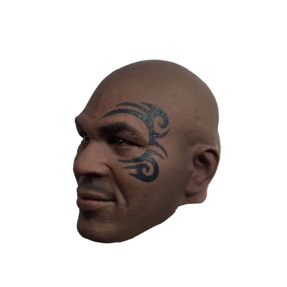 1/6 Scale Male Mike Tyson Head Sculpt Model Fit 12'' Soldier Figure ...