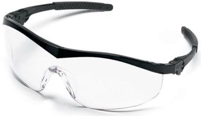 MCR Safety Storm Safety Glasses with Black Frame and Clear Lens | eBay