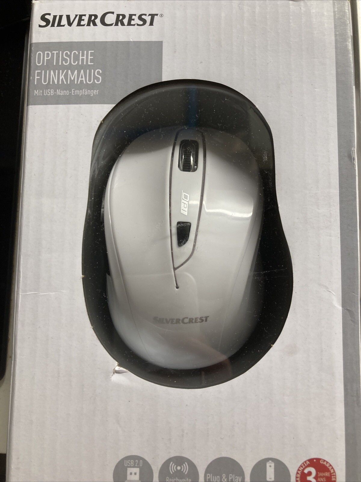 SilverCrest Optische Funkmaus SFM4C4 USB Kabellos Maus PC Laptop | eBay.de