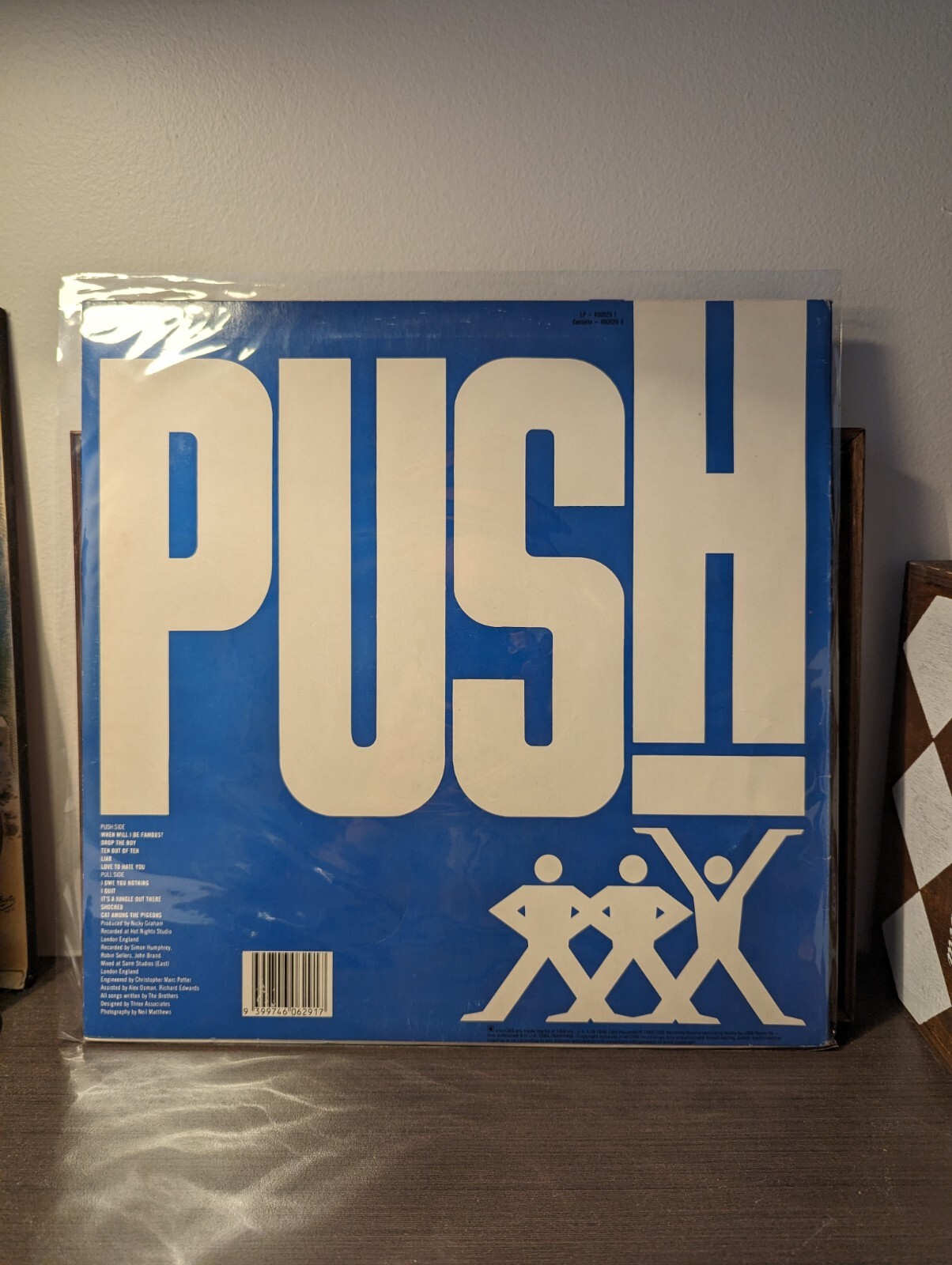 Bros "push" 1988 Vinyl LP Album CBS Records 460629.1 @ MOONEE Ponds ...