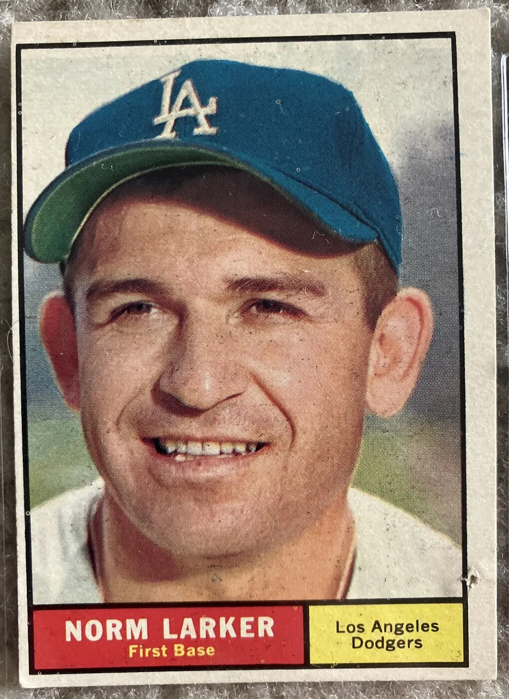 1961 Topps #130 Norm Larker Los Angeles Dodgers | eBay