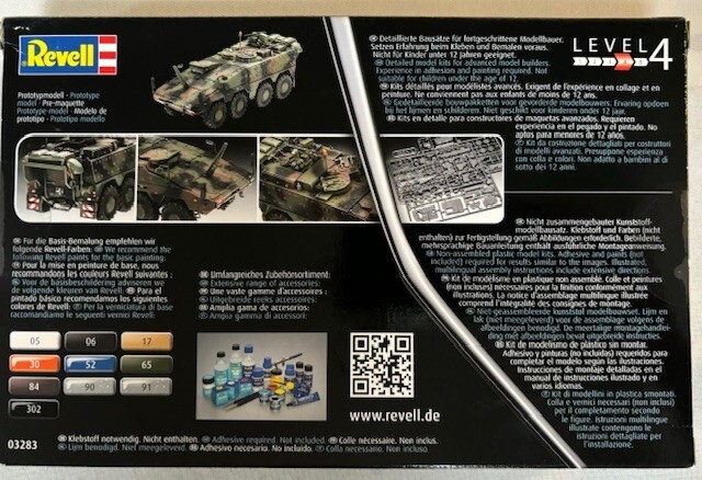Revell Model Kit #03283: 1/72 Scale GTK Boxer Command Post NL; NISB | eBay