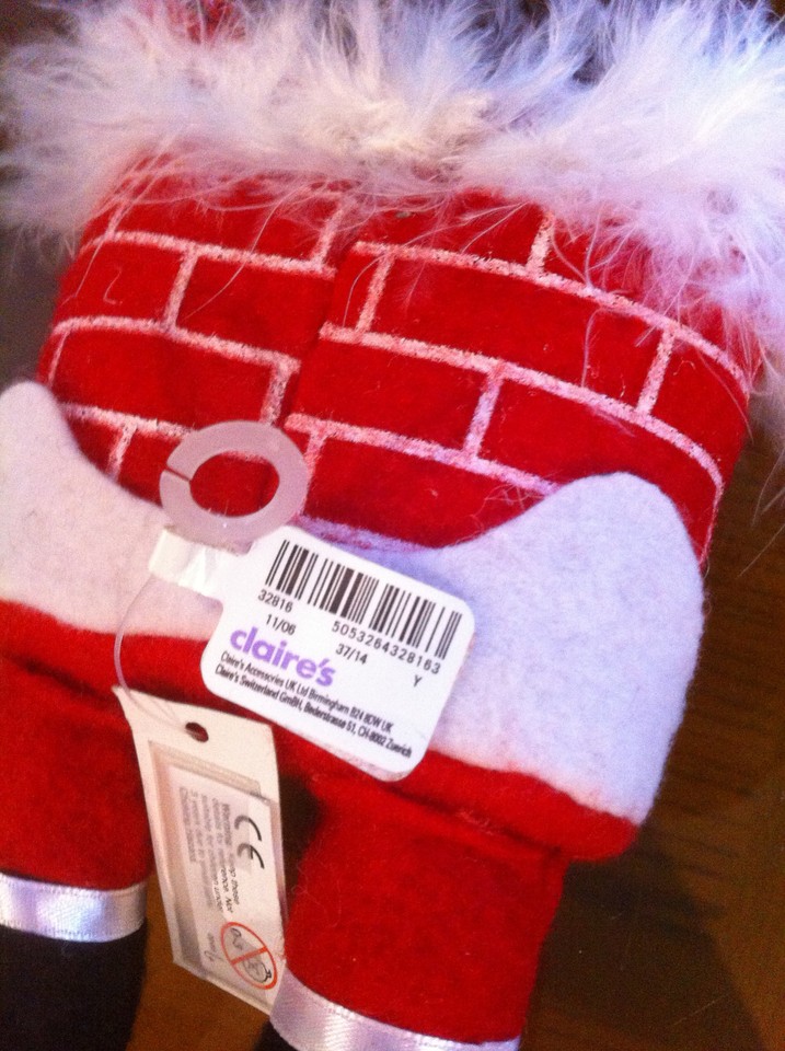 Santa Head Band Christmas Xmas Festive Stuck Chimney Alice Band Claires ...
