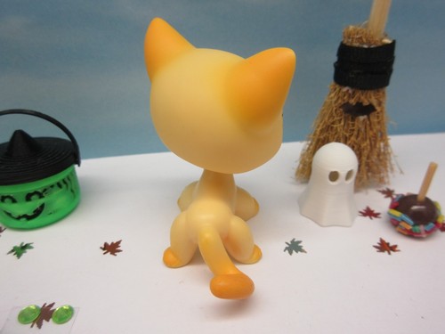 LITTLEST PET SHOP AUTHENTIC #339 BROOKE CAT CUSTOM HALLOWEEN WITCH ...