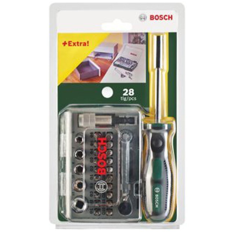 Bosch Screwdriver Bit and Ratchet Set, 27 Pieces | eBay