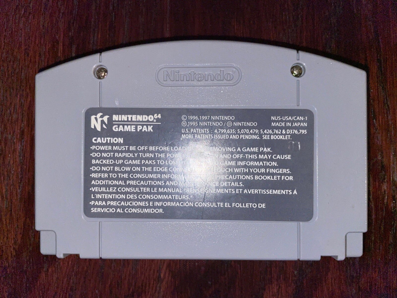 Super Smash Bros. (Nintendo 64, 1999) Authentic Tested N64 Game ...