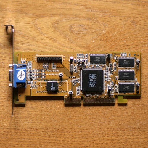 SILICON INTEGRATED SYSTEM • SIS 6326 • CARTE VIDEO VGA • AGP • A6326A3 ...