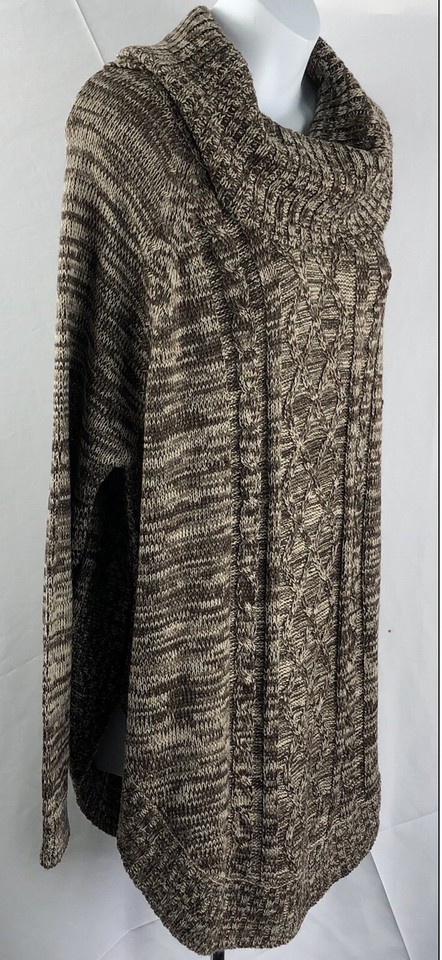 Jason Maxwell TurtleNeck Sweater XL Coffee Bean LongSleeve Round Hem ...