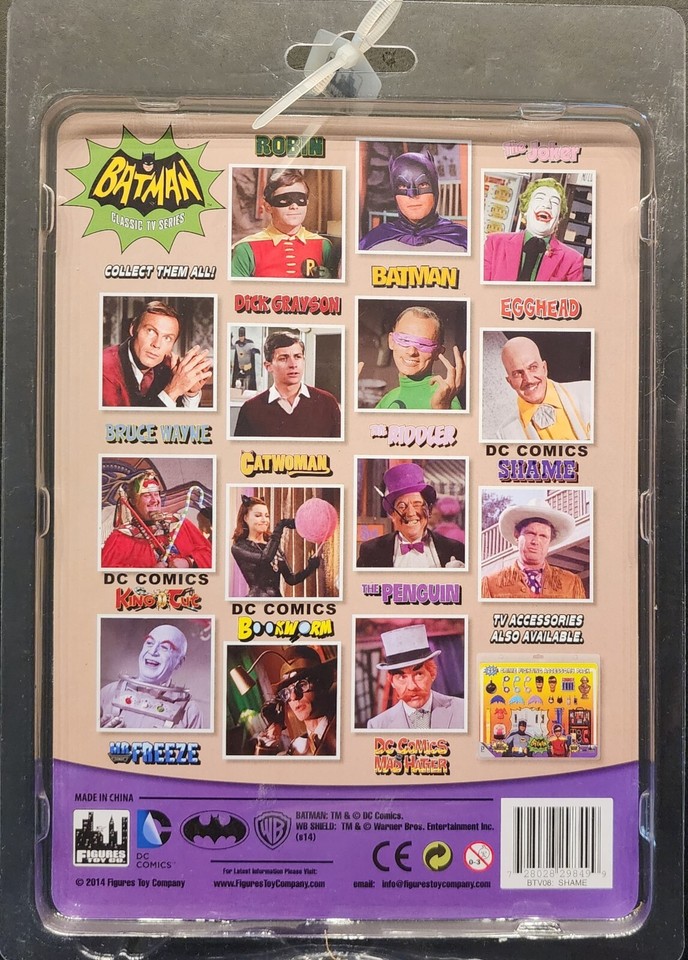 SHAME FIGURES TOY COMPANY FTC ACTION FIGURE DC COMICS WGSH MEGO BATMAN ...