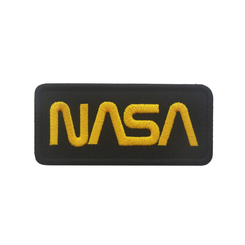 NASA Embroidery Uniform Hook Loop Patch Fastener Badge Armband For ...