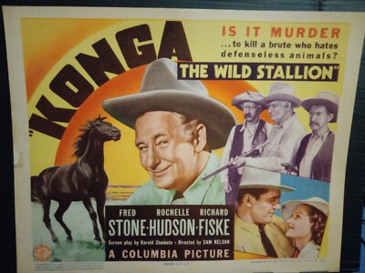 Title Card 1939 KONGA THE WILD STALLION Rochelle Hudson Fred Stone ...