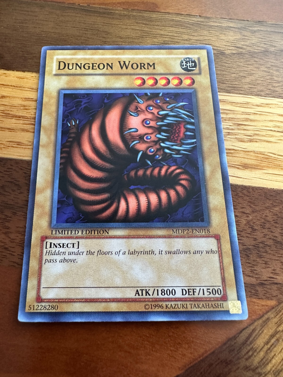 Dungeon Worm MDP2-EN018 Limited Edition Common PL + BONUS | eBay