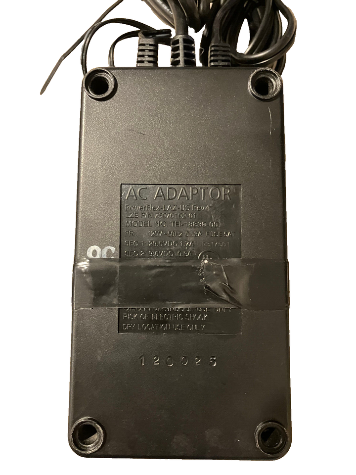 Lazy Boy TEI-18830-00 Power Adapter La-Z-Boy Powerflex Laz-US 75970192 ...