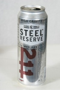 Steel Reserve 211 beer can - 24oz | eBay