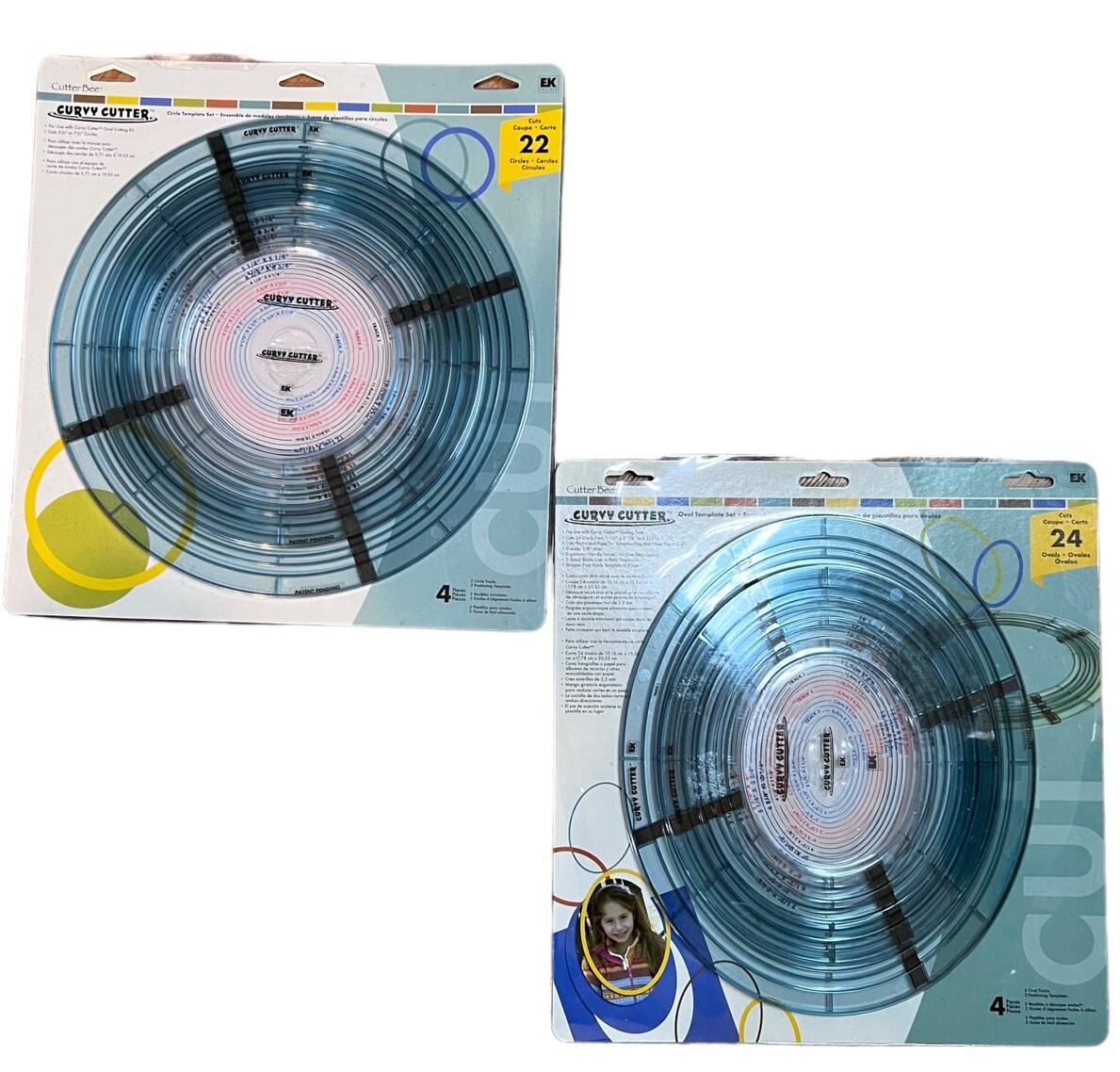 EK Success Curvy Cutter Circles Template EKCC04 for sale online | eBay