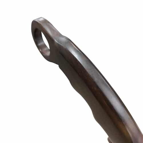 Handmade Kamagong Wooden Karambit Knife for Training and Self Defense ...