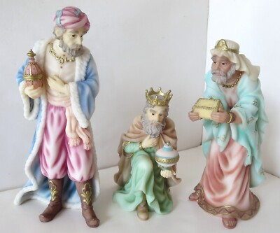 SERAPHIM CLASSICS 7" Nativity Set Lot #6 TRAVELERS FROM EAST 3 Kings ...
