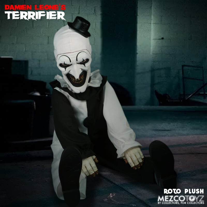 Terrifier Art The Clown 15 Inch Mds Mega Scale Figure With Sound Mezco ...