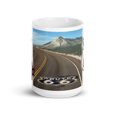 Route 66 White glossy mug 15oz | eBay