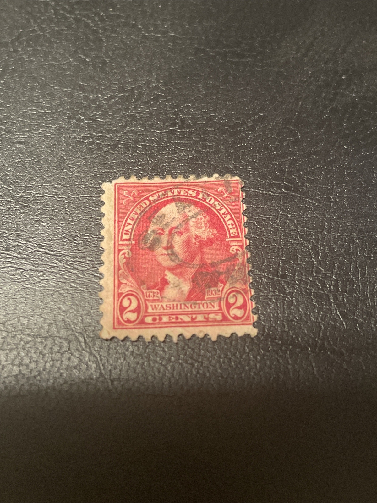 VERY RARE GEORGE WASHINGTON RED 1930 2 CENT STAMP VERY GOOD CONDITION ...