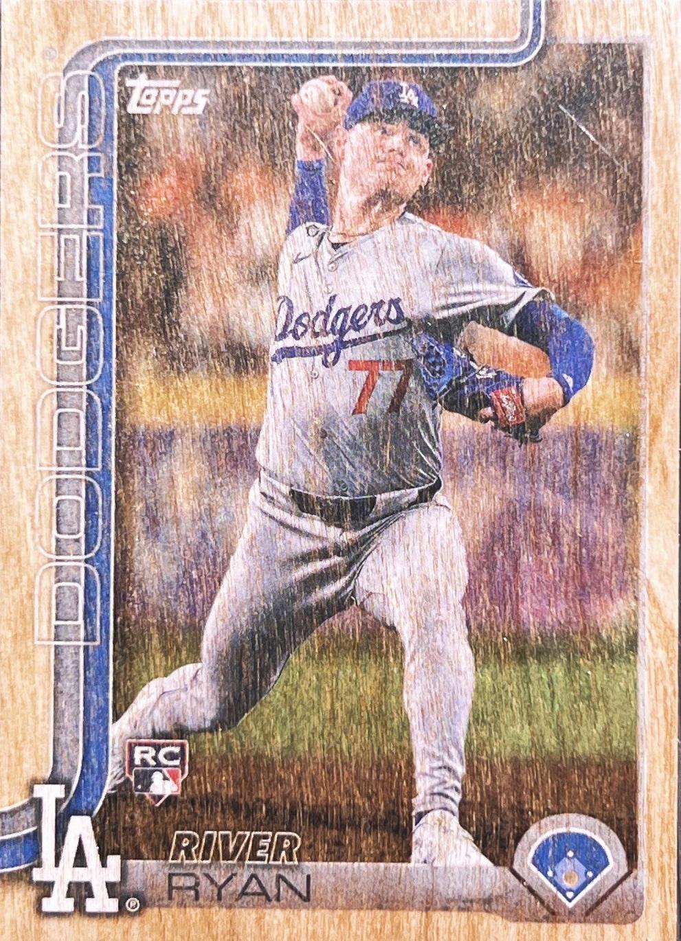 2025 Topps Series 1 - River Ryan #273 Wood /25 (RC) for sale online | eBay