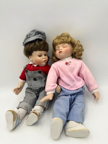 Hamilton Collection Porcelain Dolls First Kiss Heritage Doll 15" Boy ...