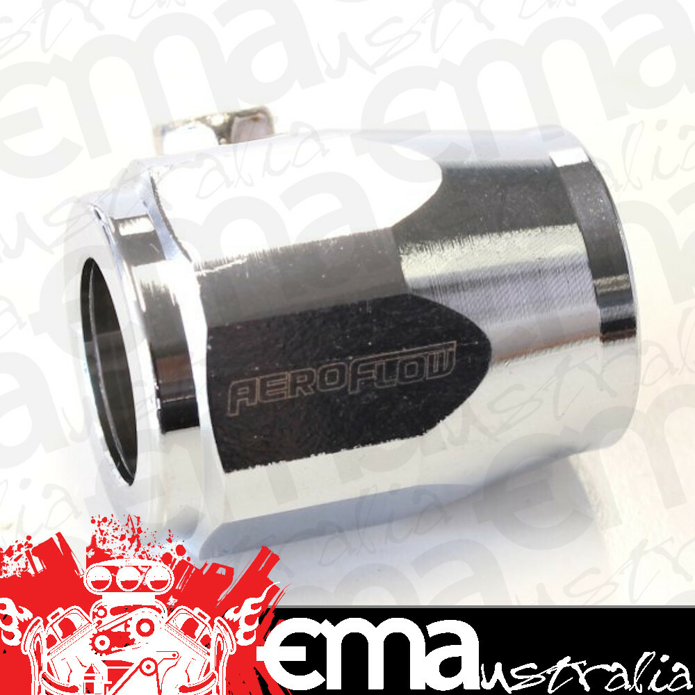 Aeroflow AF150-34CH Hex Hose Finisher 58.5mm ID Chrome 2-5/16" ID Clamp ...