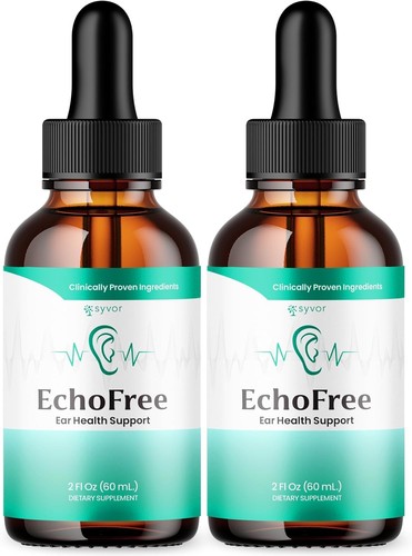 2 PACK Echo Free Drops Ear Health Supplement Bacopa Motherwort Stone Root Gotu | eBay