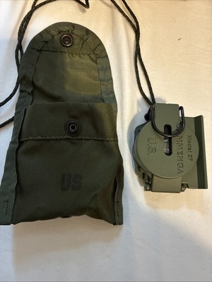lensatic compass Cammenga USGI model 27 military compass and pouch | eBay