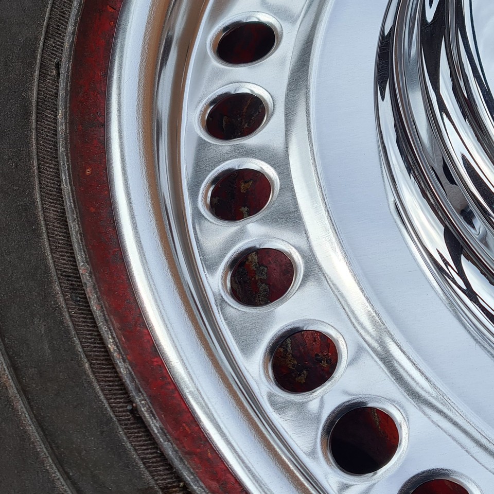 MG Midget Wheel Trim Set of 4– Exclusive Round Hole Design. | eBay