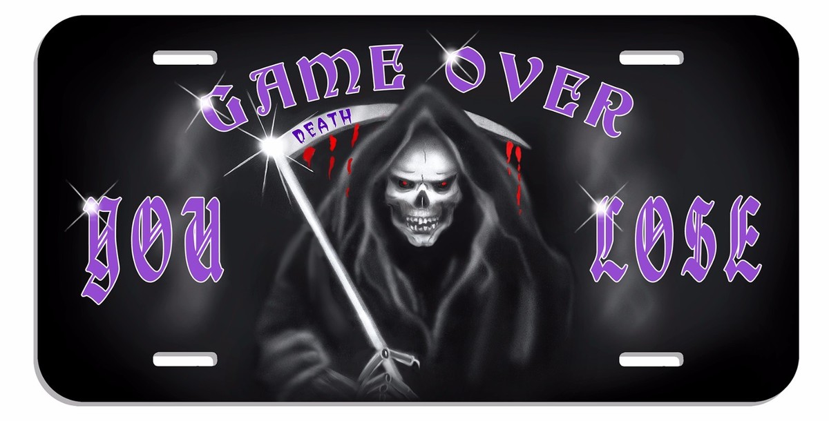 Grim Reaper Words Grim Reaper. Cute Laughing Skeleton With Scythe And