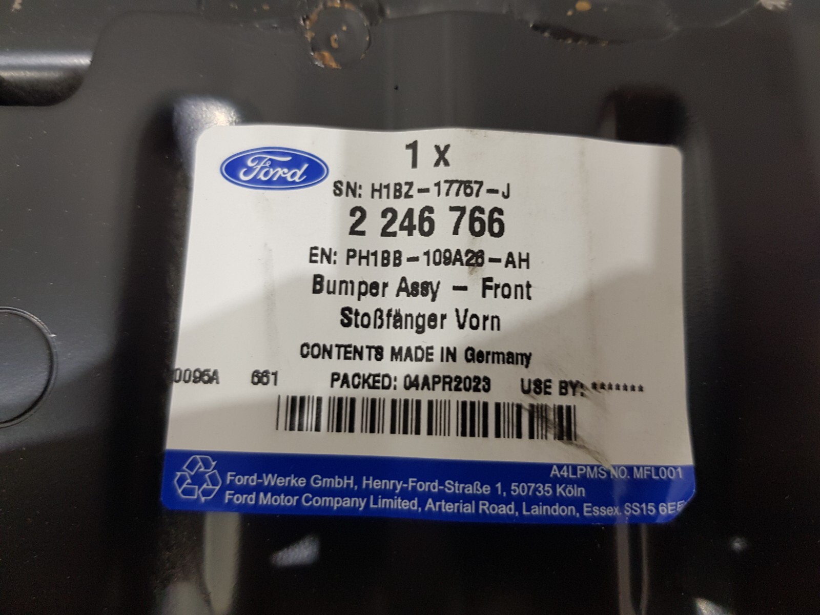 Genuine Ford Fiesta Front Bumper Support 2246766 for sale online | eBay