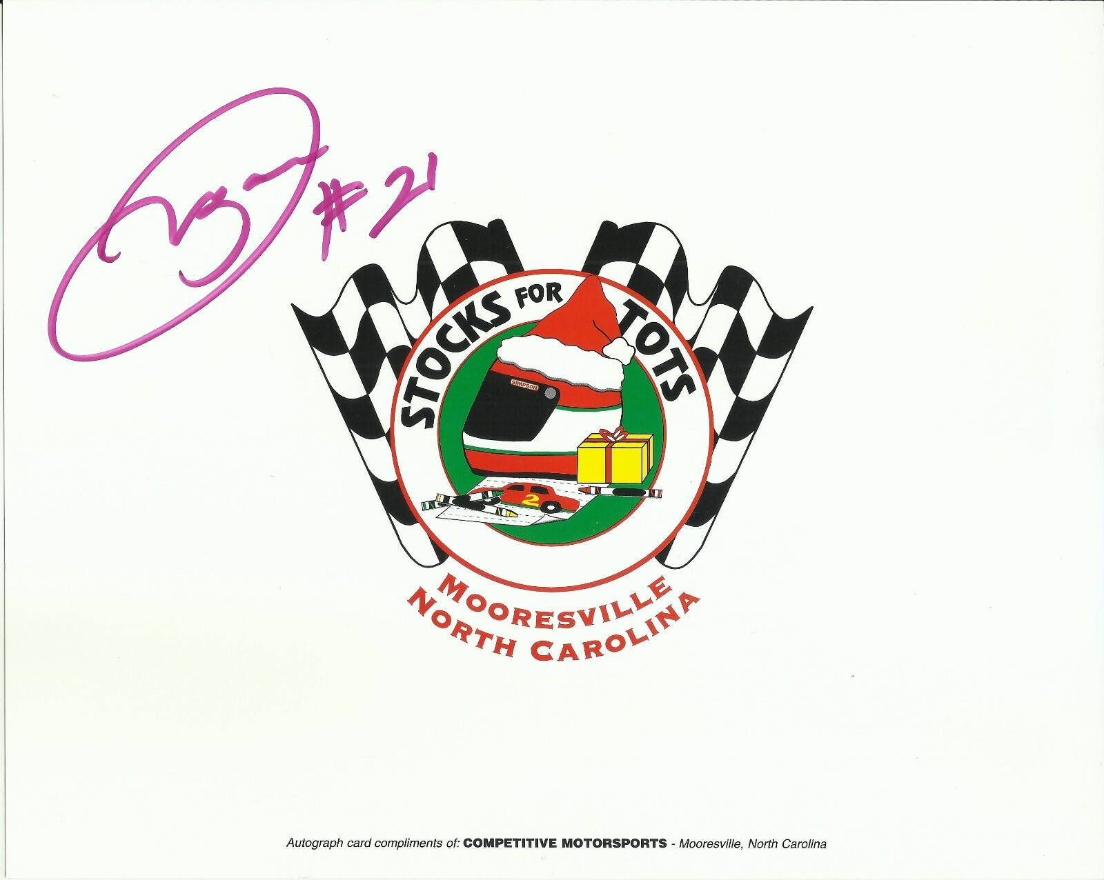 Morgan Shepherd - NASCAR Original 8x10 Signed Stocks For Tots Autograph ...