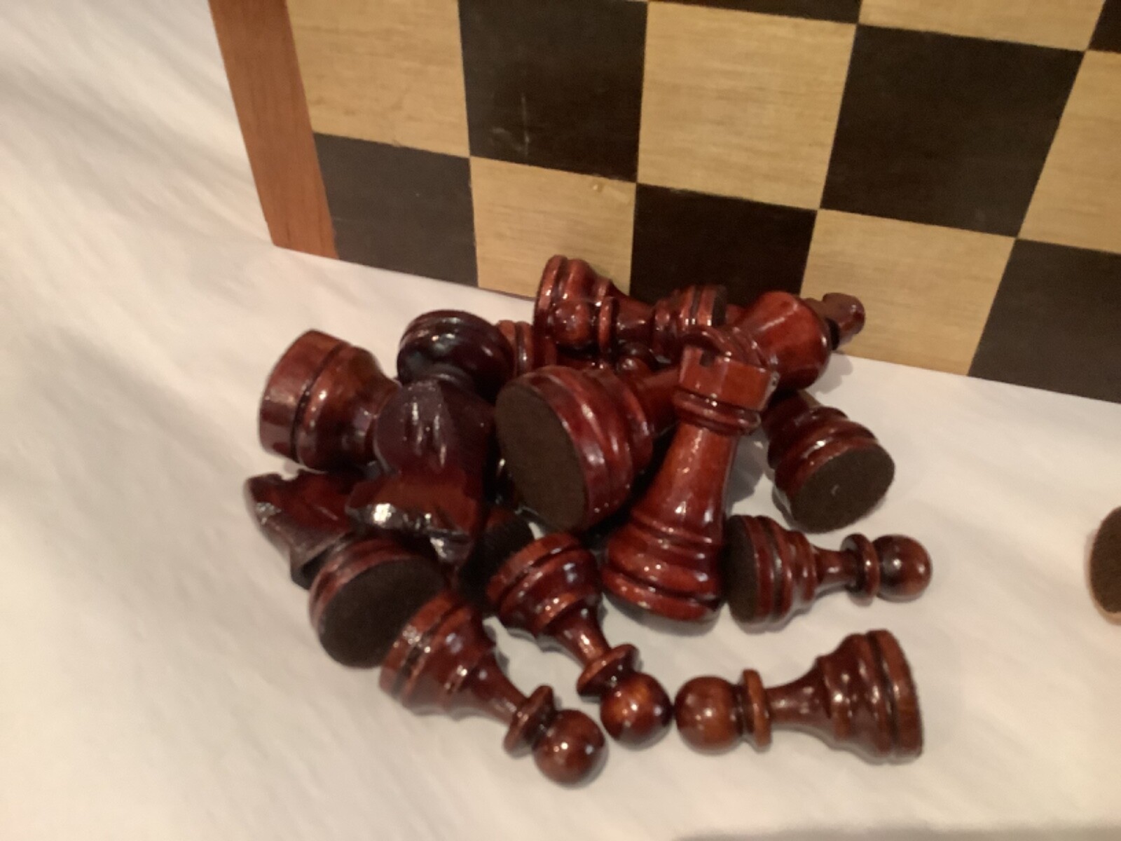 VINTAGE AUTHENTIC HAND CARVED CHESS SET MUST SEE NO RESERVE WOW | eBay
